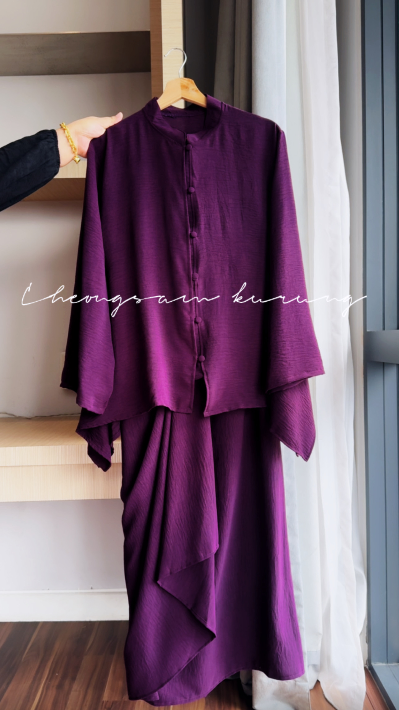 OOTDHUB LEGACY | OOTDHUB LEGACY | CHEONGSAM KURUNG PLAIN CHEONGSAM DARK ...